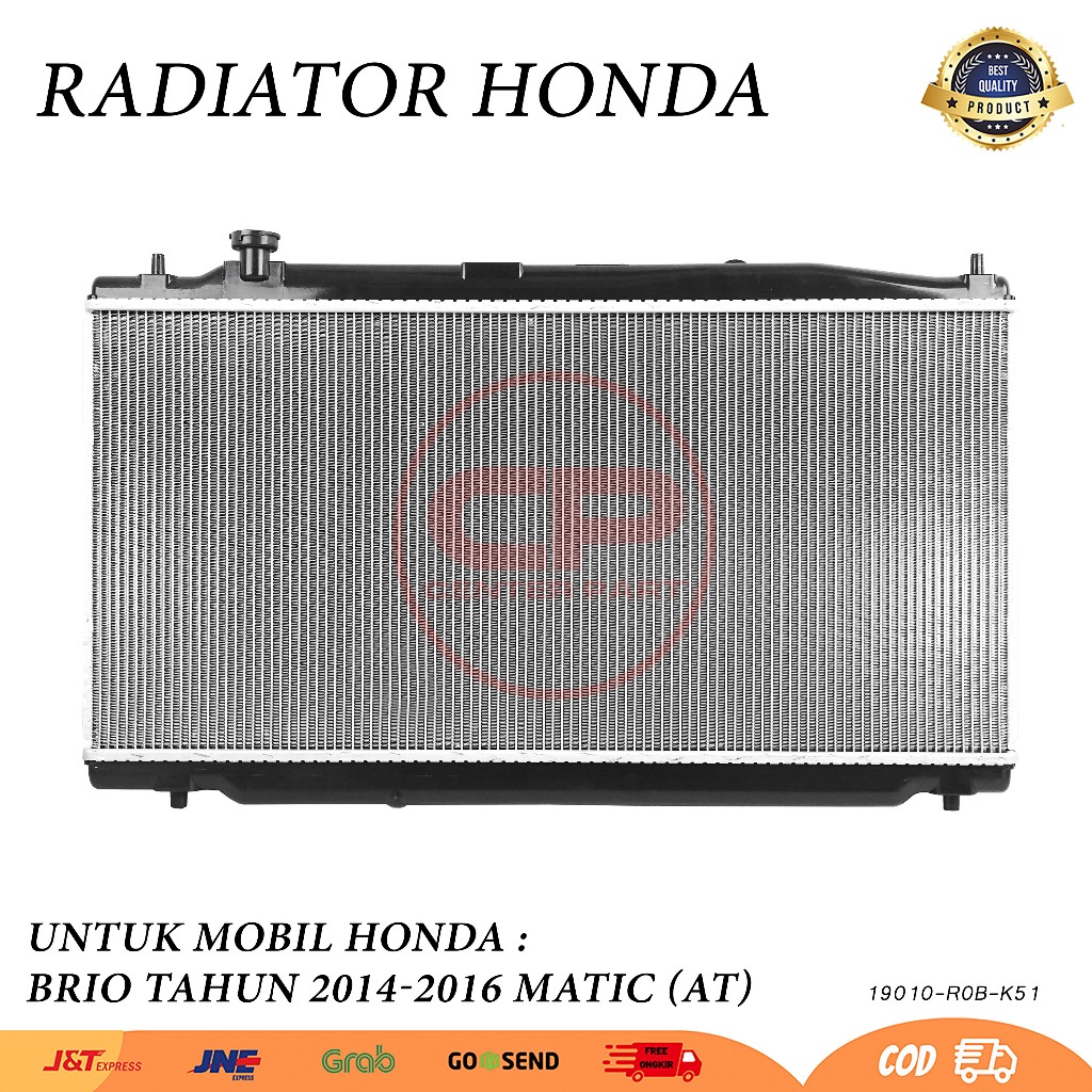 Jual Radiator Honda Brio 2014 2015 2016 Matic At Tipe E Dan S 19010-R0B ...