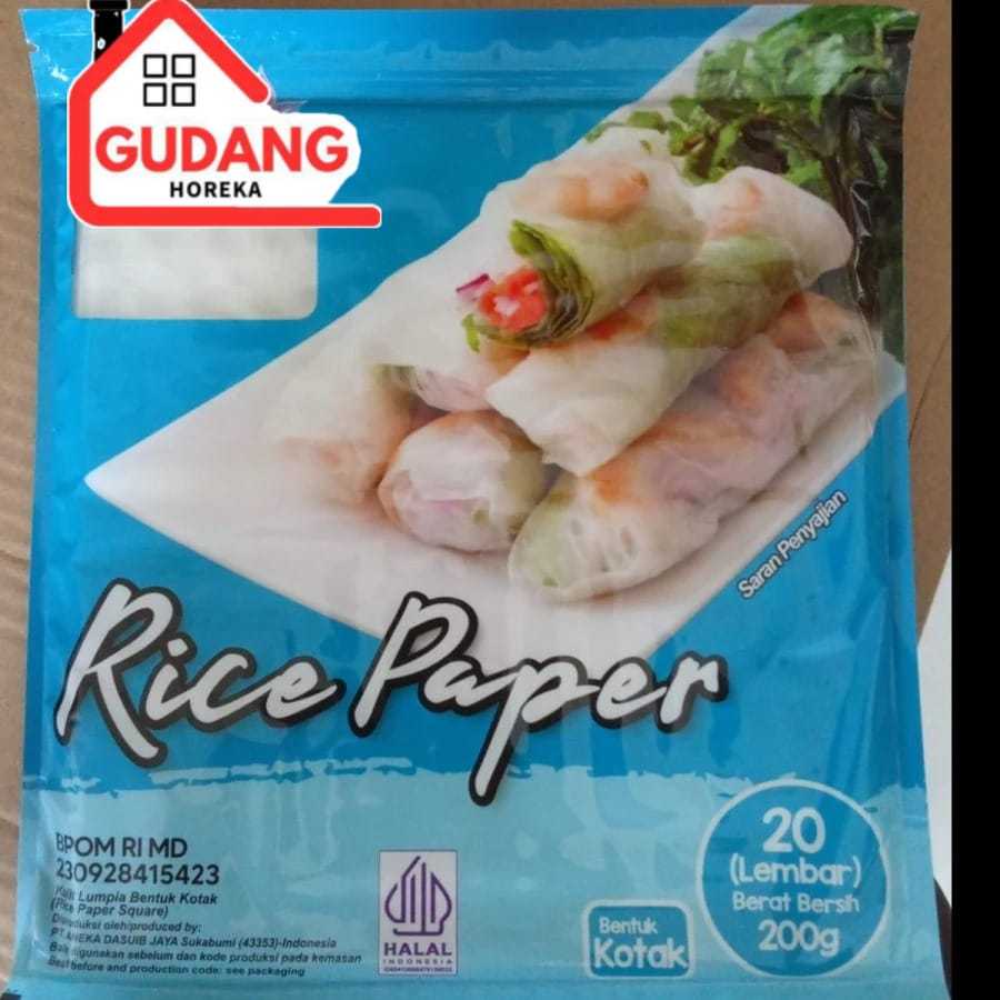Jual JAVA RICE PAPPER KOTAK 200gr (20 lembar) - JAVA RICE PAPPER KOTAK ...