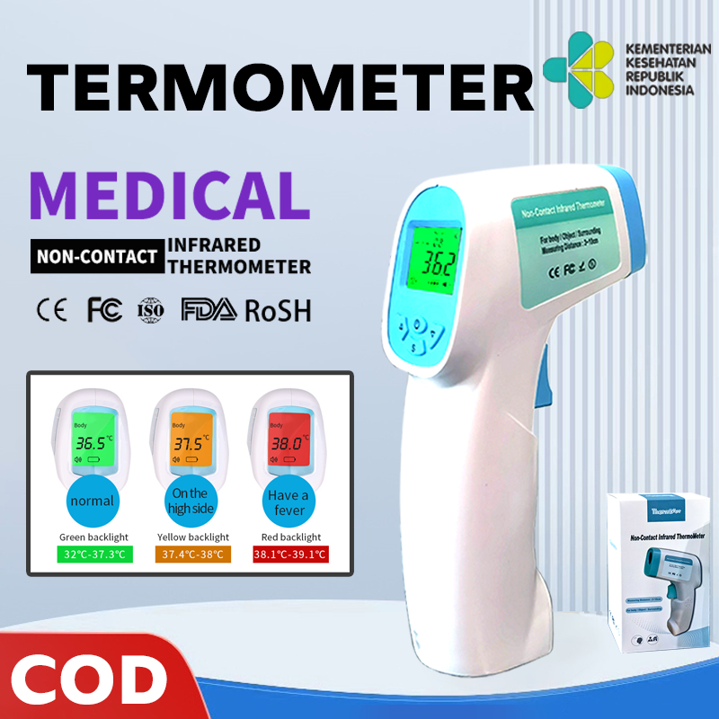 Jual Termometer tubuh rumah sakit digital infrared tembak Termometer ...