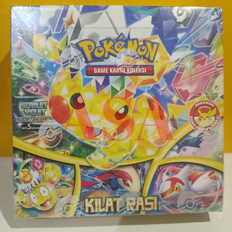 Jual Kartu Pokemon Kilat Rasi Booster Box bahasa Indonesia | Shopee Indonesia