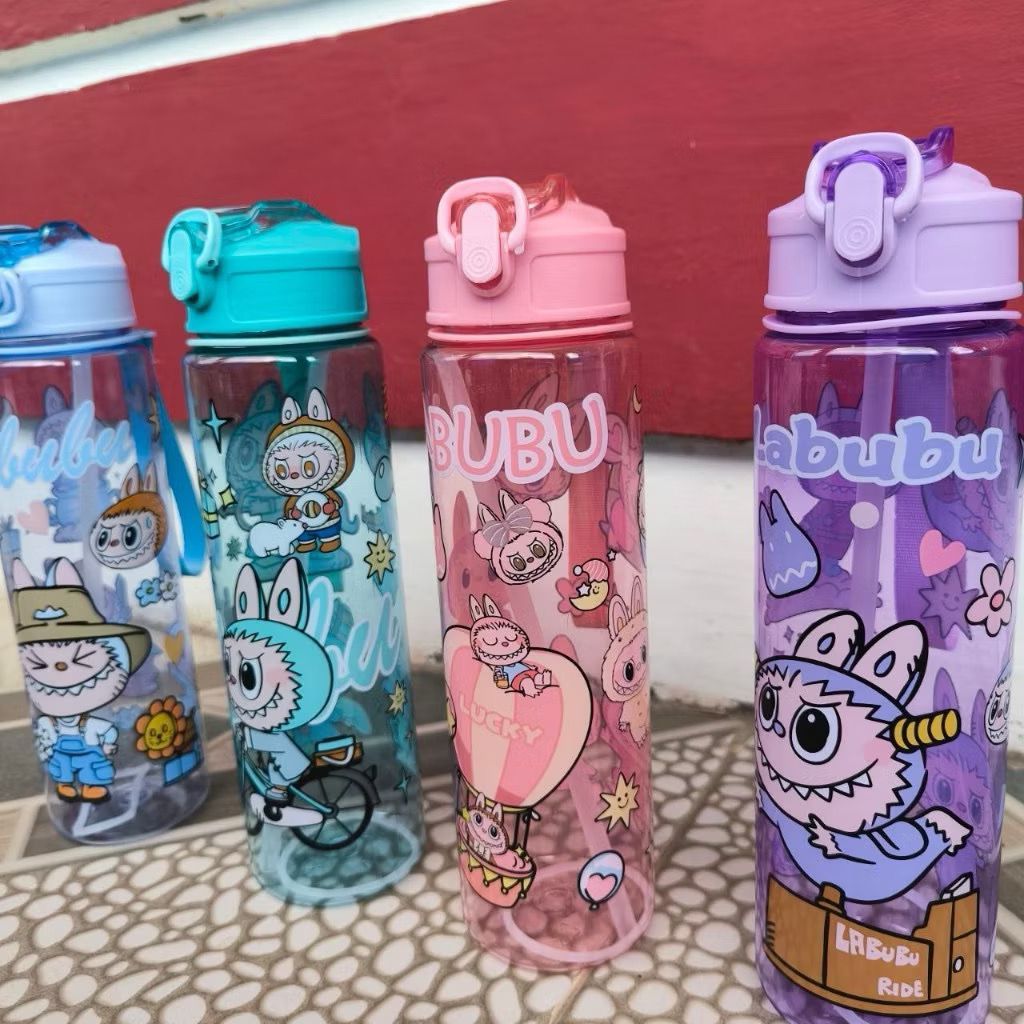 Jual Botol Minum Labubu 800ML Tali Gantung BOTTLE WATER LABUBU - BOTOL ...