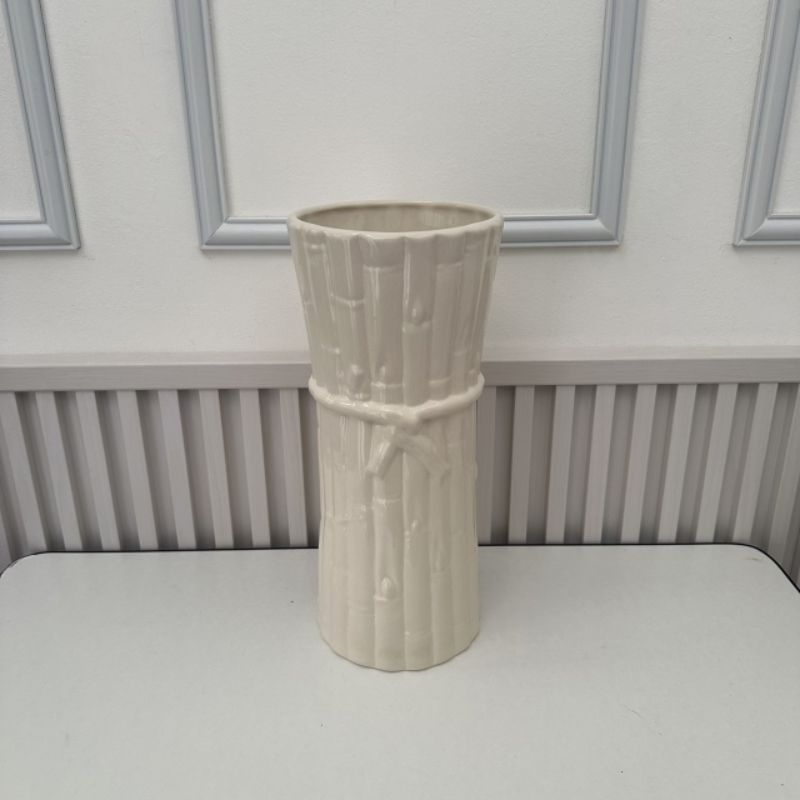 Jual VAS BUNGA BAMBU LARGE VAS KERAMIK POT BUNGA STANDING VASE CERAMIC ...