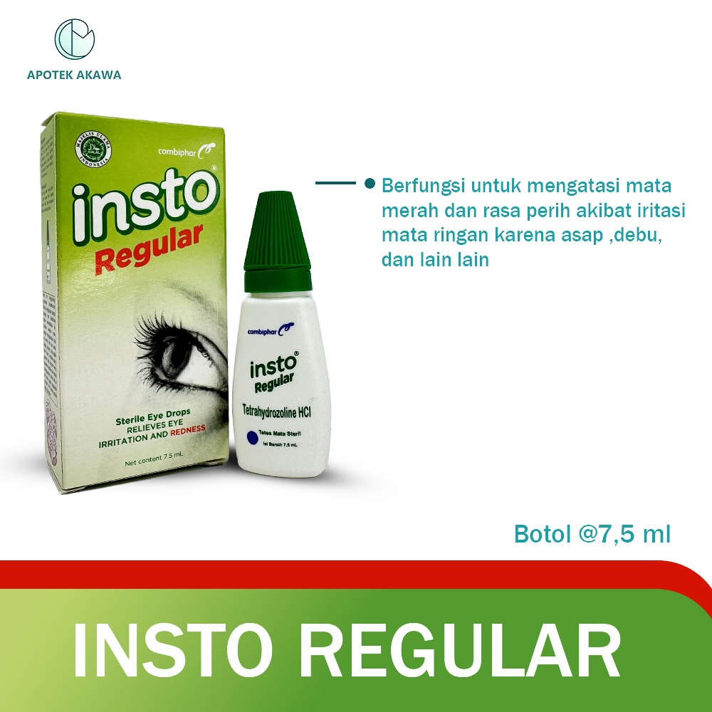 Jual INSTO REGULAR EYE DROPS @7,5 ML / APOTEK AKAWA | Shopee Indonesia