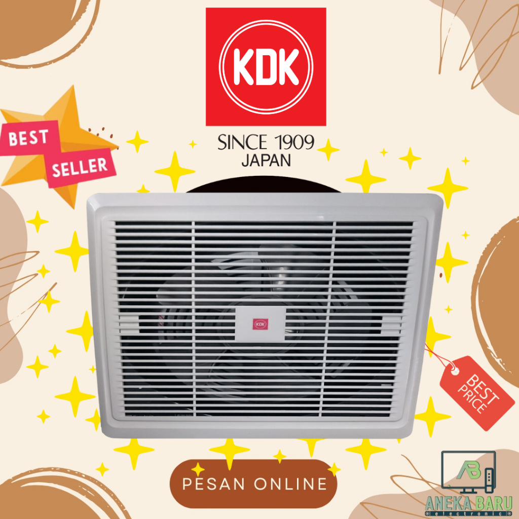 Jual [READY & COD] KDK Ceiling Ventilating Exhaust Plafon / Hexos Fan ...