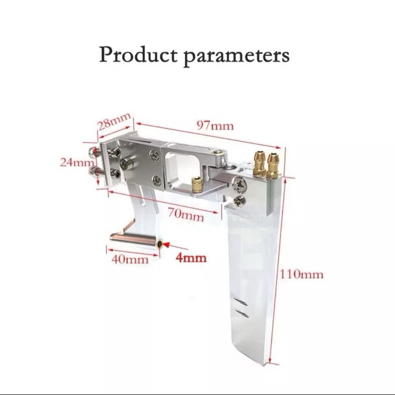 Jual Rc boat rudder strut 70x110mm ID shaft 4mm aluminium cnc | Shopee ...