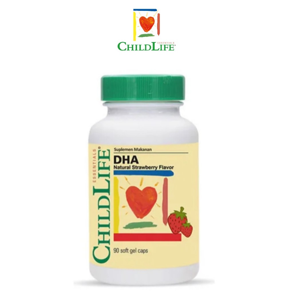 Jual Childlife Pure DHA Strawberry Flavor 90 Softgels Vitamin Original Vit | Shopee Indonesia