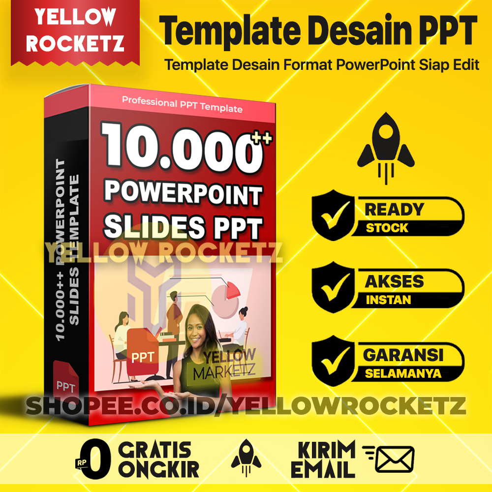 Jual 10,000++ PowerPoint Slide Template - Desain Profesional untuk ...