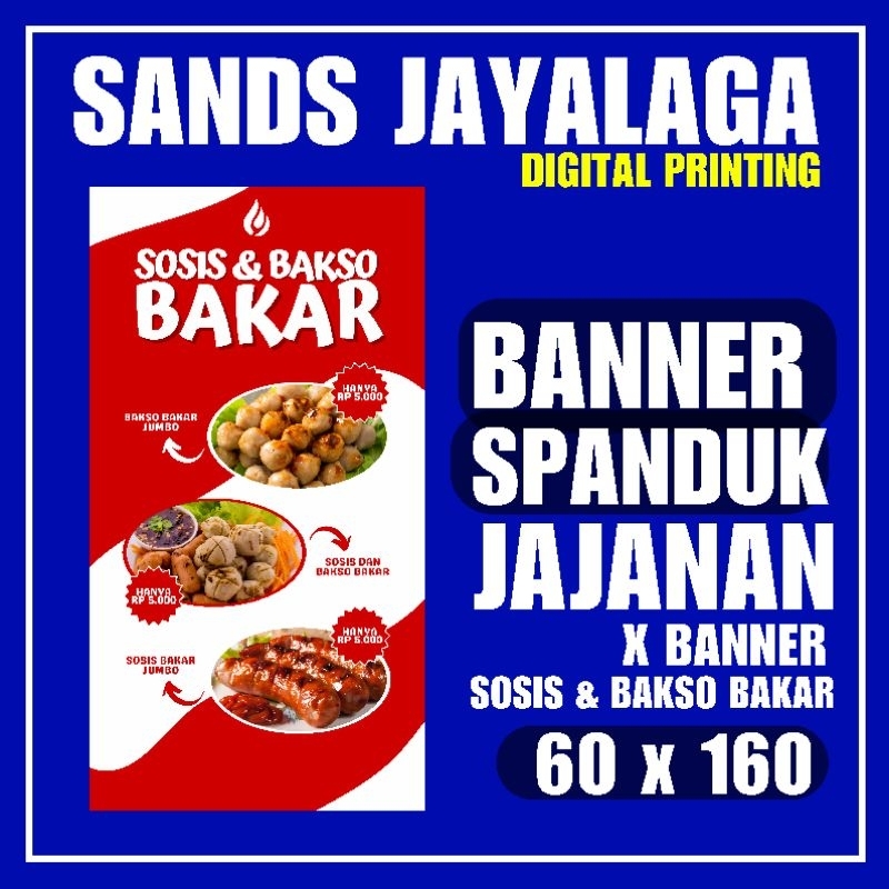 Jual X BANNER SPANDUK JUALAN BANNER JAJANAN CETAK SPANDUK CETAK BANNER ...