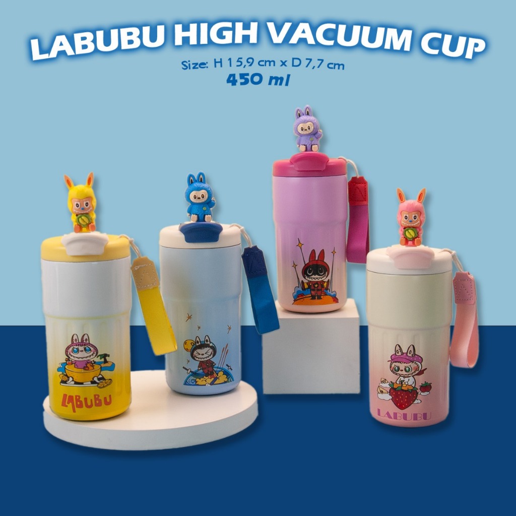 Jual LABUBU TUMBLER CUP WITH DOLL 450ML STAINLESS 304 LB115 | Shopee ...