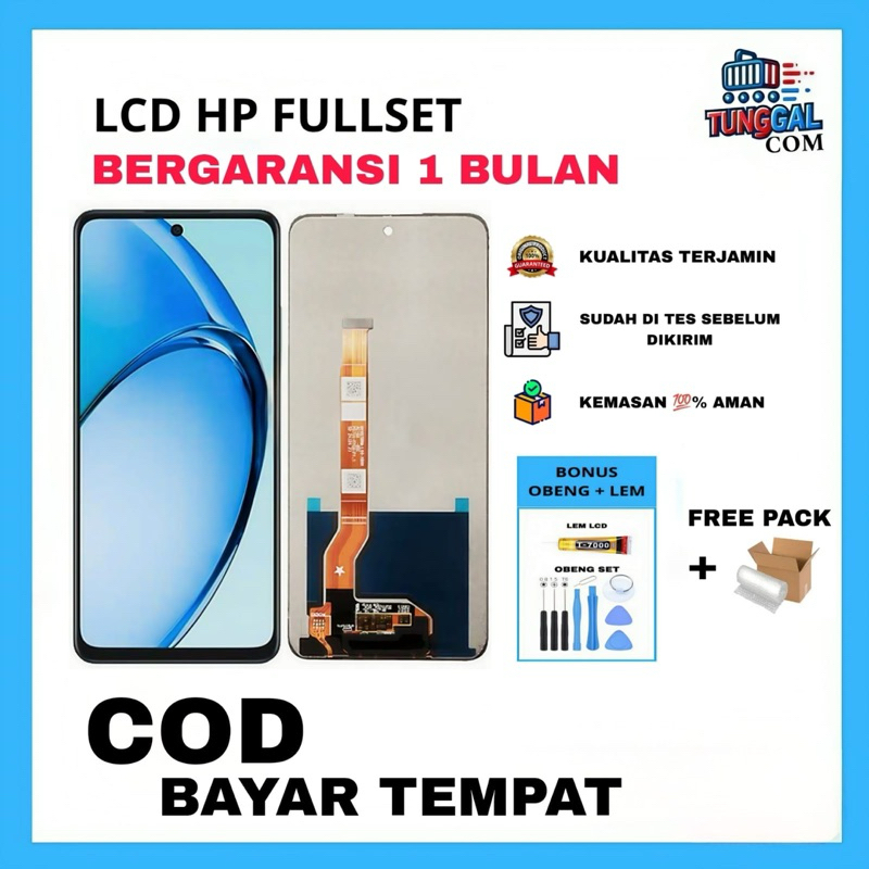 Jual (ORIGINAL) LCD OPPO A60 - OPPO A3X / REALME C65 (4G/5G) / NARZO ...