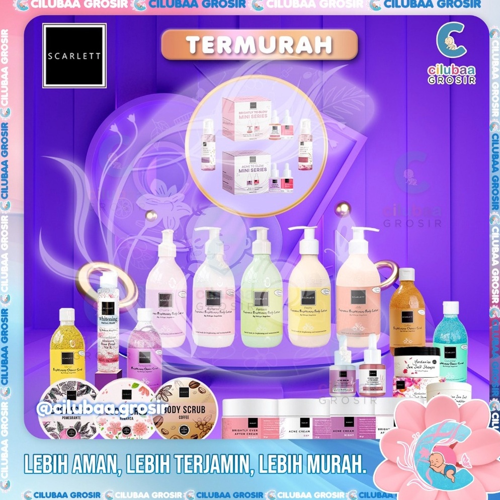 Jual Paket Ekslusif SCARLETT WHITENING Series Paket Lengkap Scarlet By ...