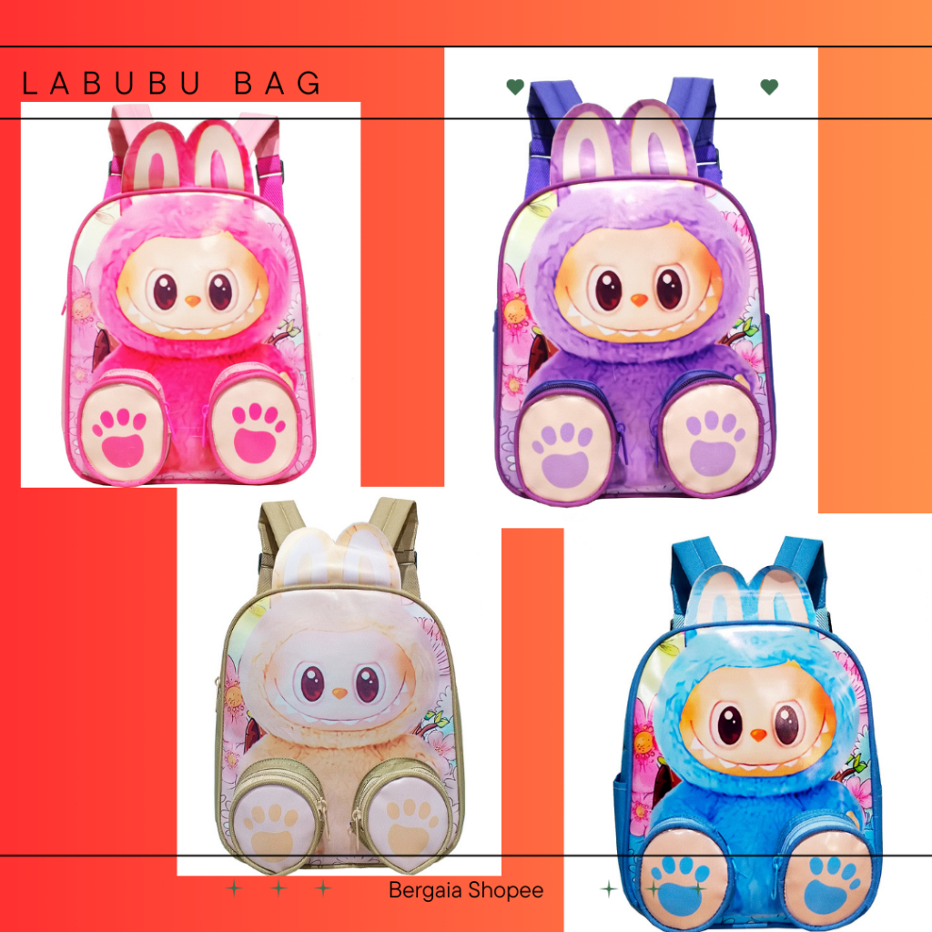 Jual Tas LABUBU Tas Anak Perempuan PAUD Tas Ransel Anak Sekolah Tas Anak Balita | Shopee Indonesia