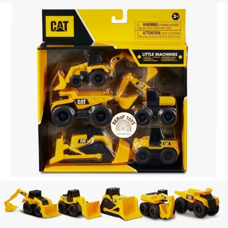 Jual [DAPET 5 MOBIL!] CATERPILLAR LITTLE MACHINES 5-PACK Original cat ...
