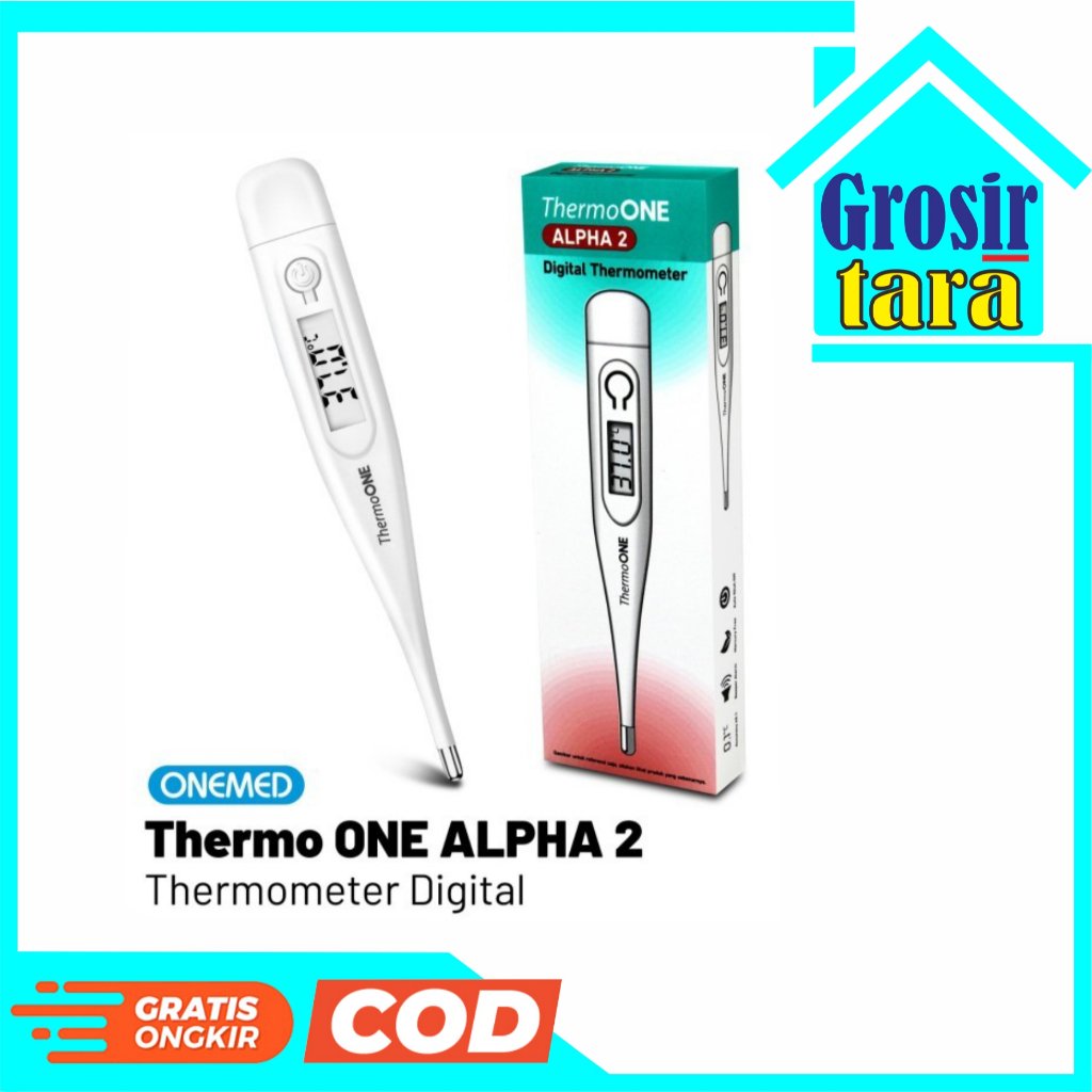 Jual Thermometer Digital ThermoOne Alpha 2 OneMed Pengukur Suhu Tubuh ...