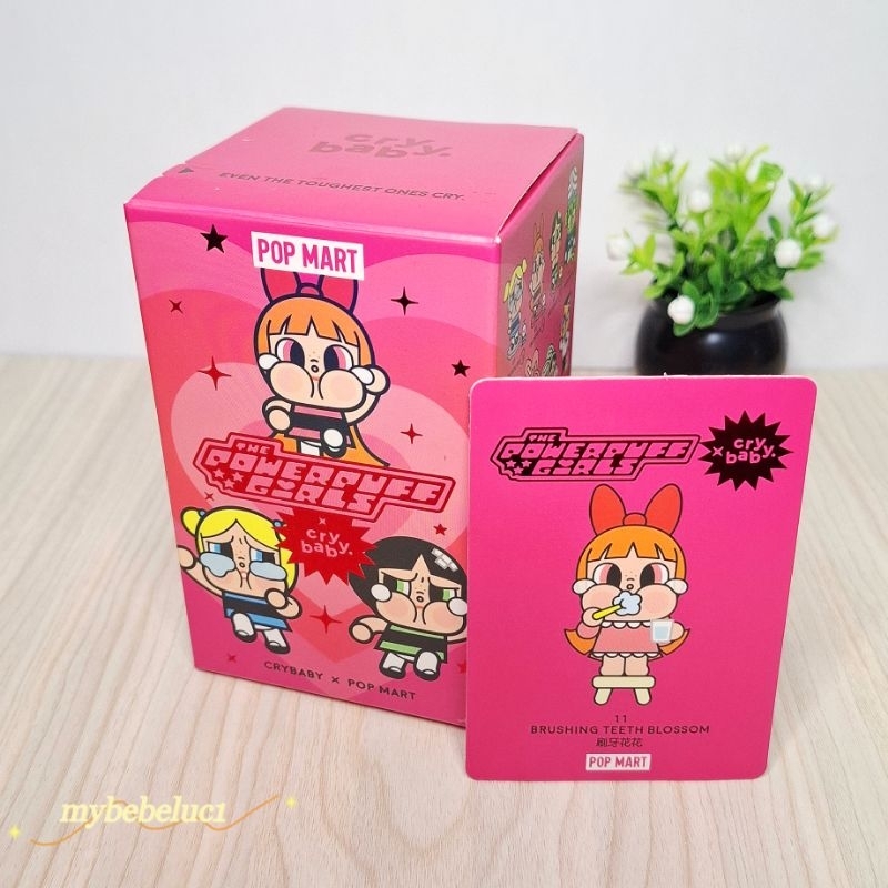 Jual [ready selected] POP MART CRYBABY × POWERPUFF GIRLS SERIES FIGURES ...