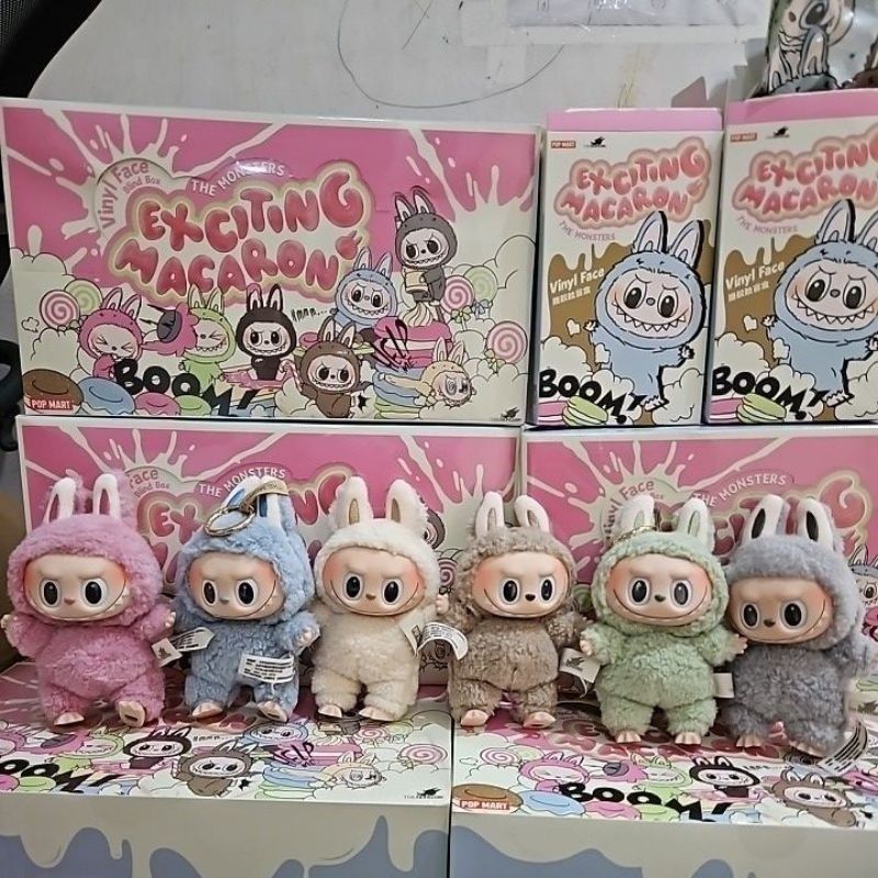 Jual Vinyl Face The Monsters Exciting Macaron Boom Pop Mart | Shopee ...