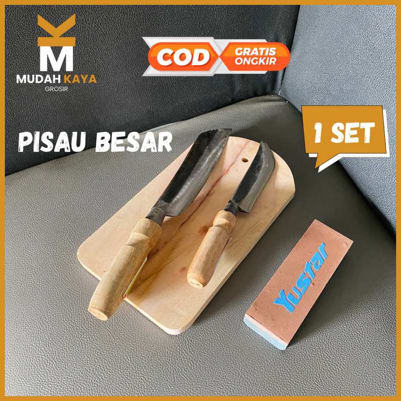 Jual PISAU DAPUR BESAR TAJAM 1 SET | PISAU AYAM PISAU BERANG PISAU ...