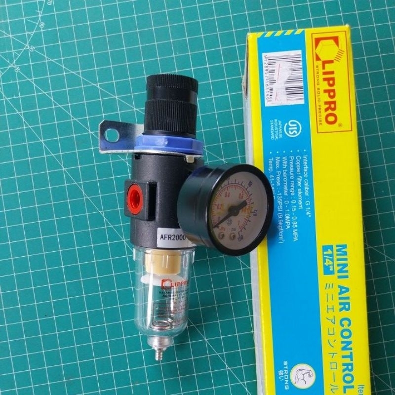 Jual LIPPRO 1/4" SARINGAN MINI AIR CONTROL UNIT KOMPRESSOR ANGIN ...