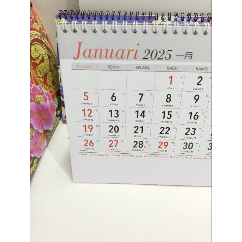 Jual KALENDER MEJA ANGKA LANDSCAPE 2025 AO | Shopee Indonesia
