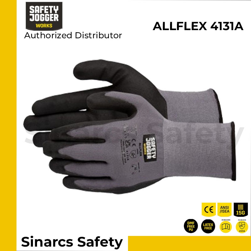 Jual ALLFLEX 4131A Sarung Tangan Safety Jogger | Shopee Indonesia