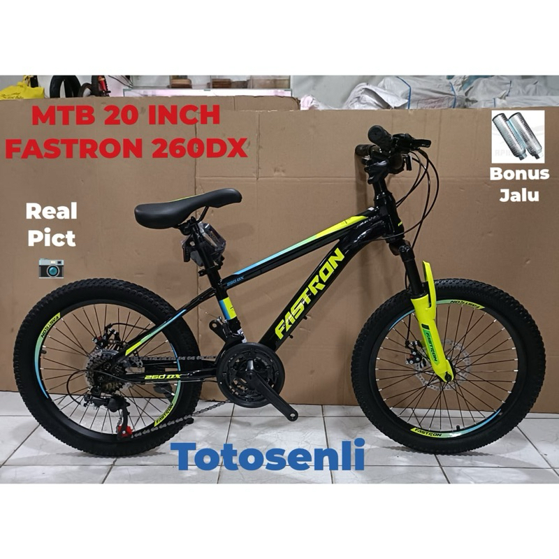 Jual sepeda gunung MTB FASTRON 260DX UKURAN 20 INCH ANAK REMAJA ...