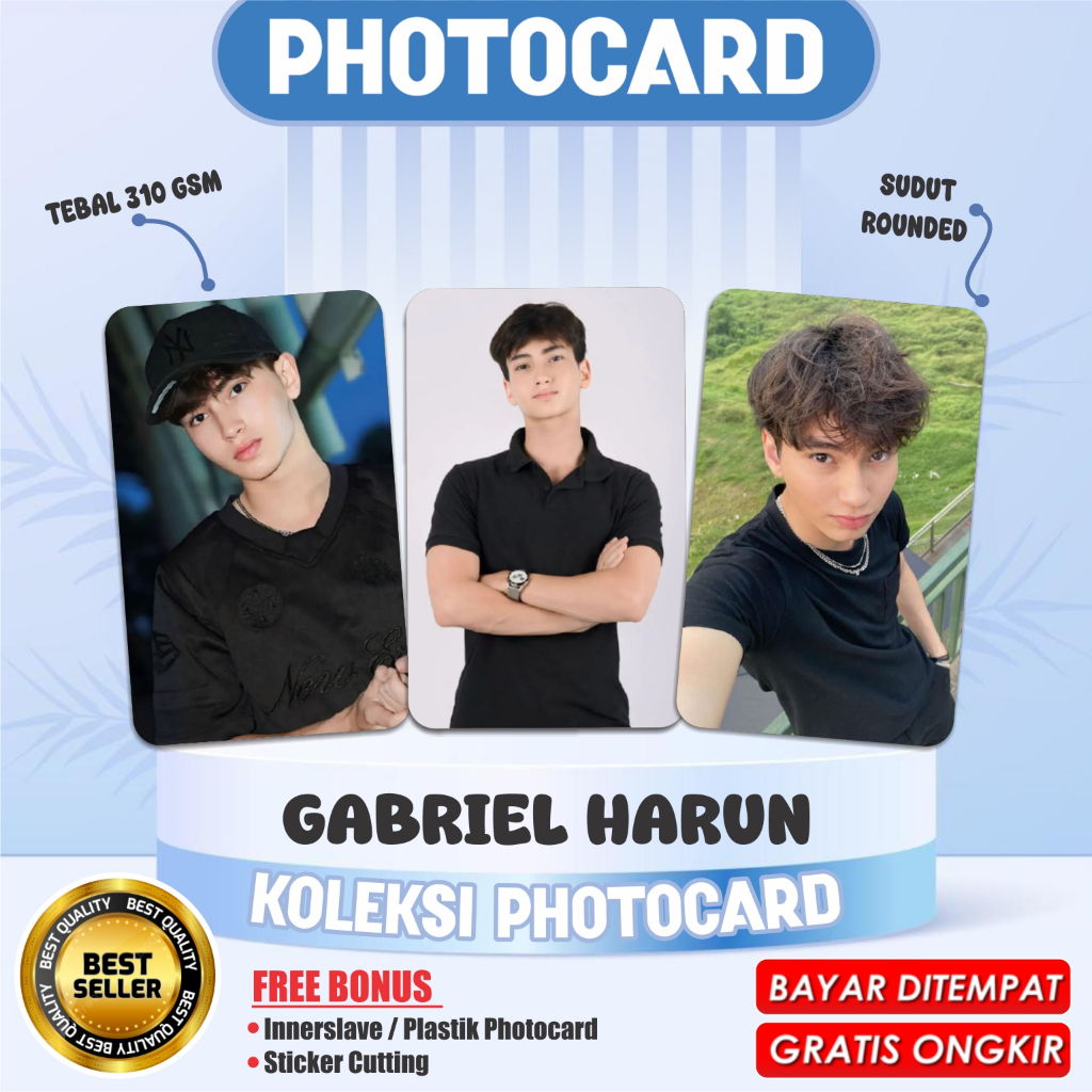 Jual 50 Photocard Gabriel Harun Magic 5 HD Image Tebal Bonus innerslave ...