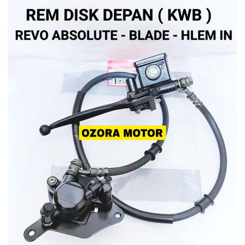 Jual REM DISK DEPAN HONDA ( KWB ) KALIPER BREKET PALA BABI MASTER REM ATAS BLADE LAMA BLADE NEW ...