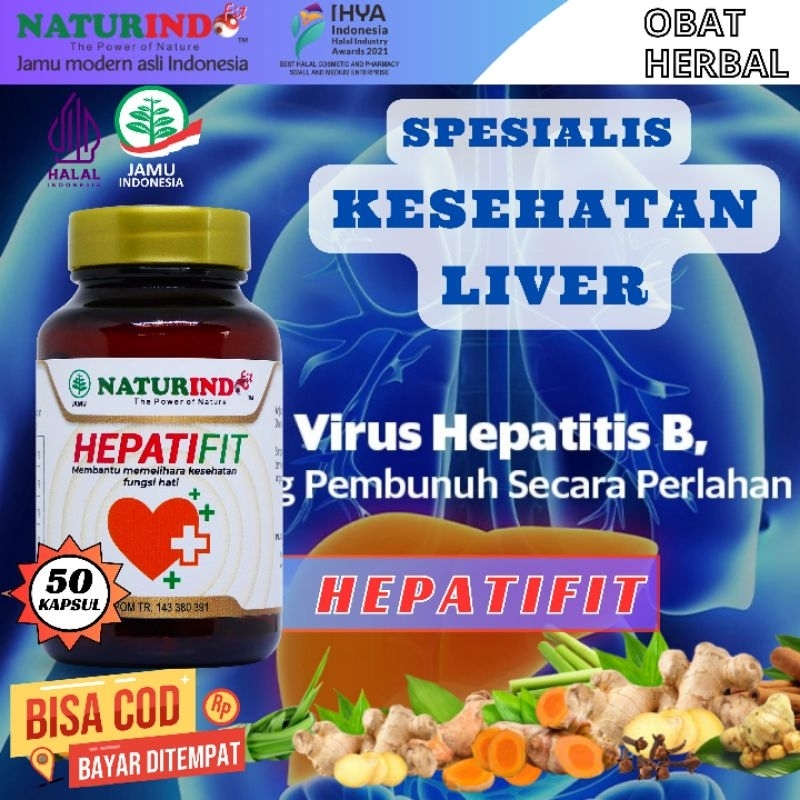 Jual Obat Herbal Penyakit Liver Hepatitis ABCDE Penyakit Kuning Hepatifit Naturindo 100% Asli ...