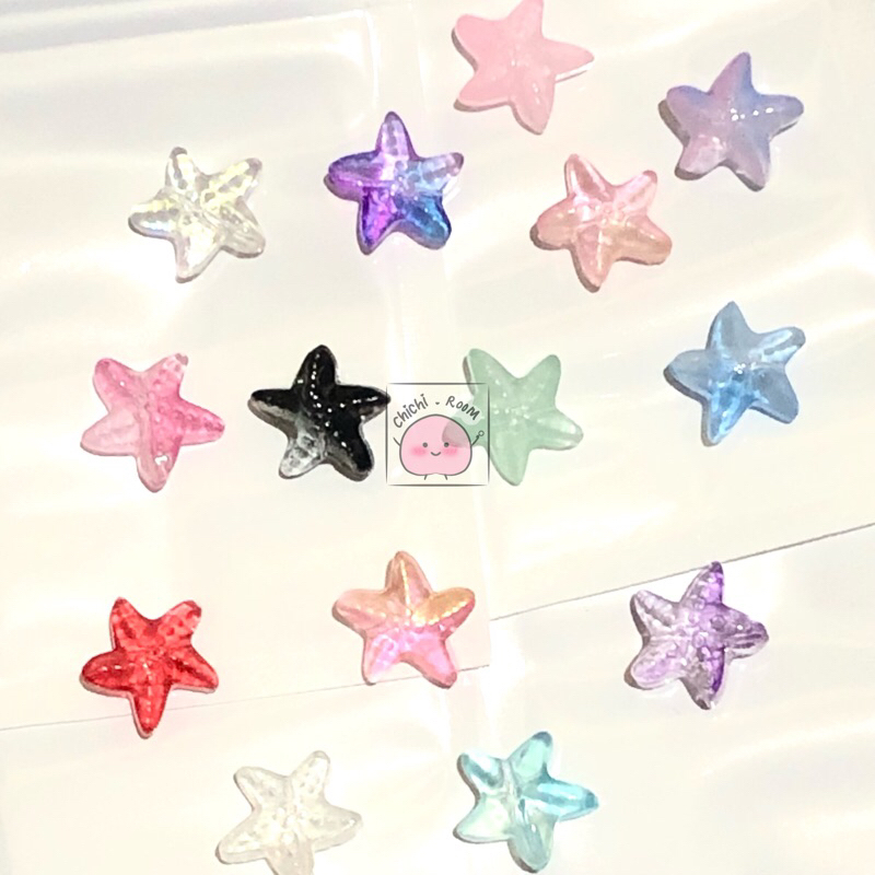 Jual Manik kaca bentuk bintang laut Manik kaca genuine starfish edition ...