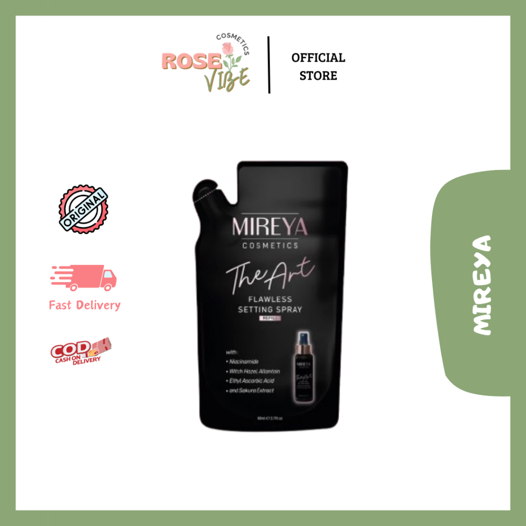 Jual FREE GIFT - Refill Mireya The Art Flawless Setting Spray 80ml ...