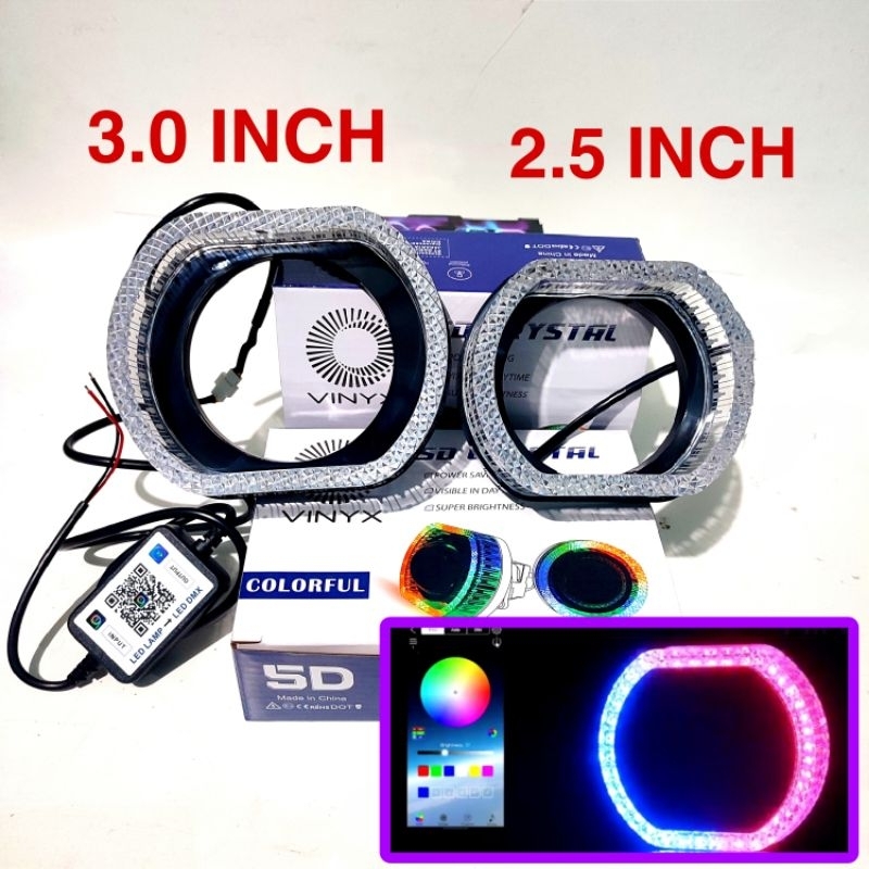 Jual Shroud Matrix 5D Akrilik RGB BMW Hexa Bulat APP Bluetooth DC12V ...