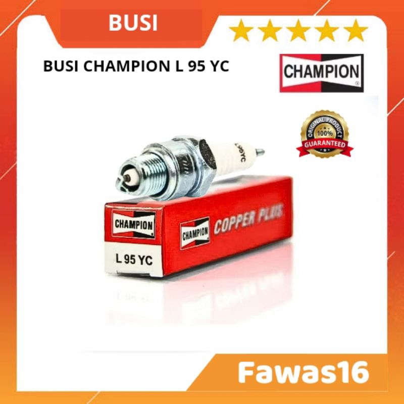 Jual busi champion L95YC original busi motor RX-King | Shopee Indonesia