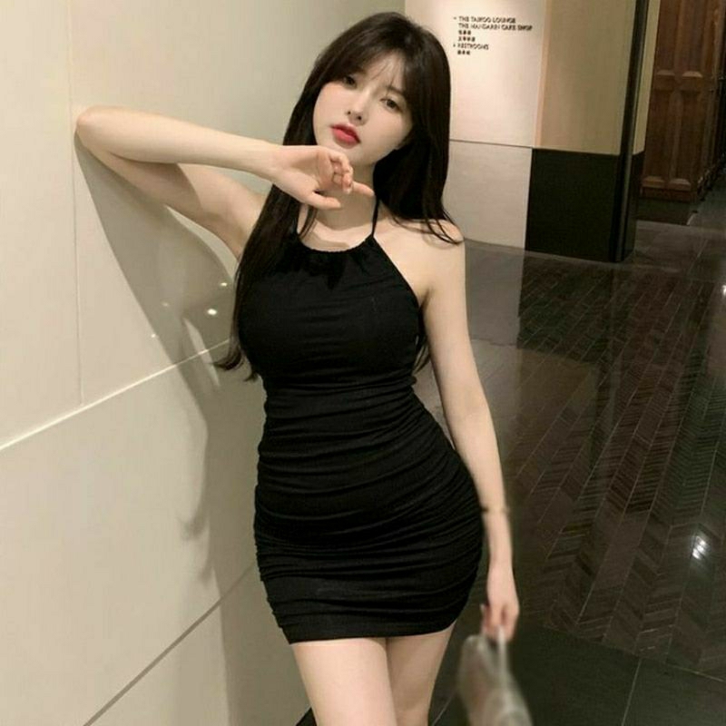 Jual Dress Bodycone TALI LEHER korean style Baju LC kekinian outfit ...