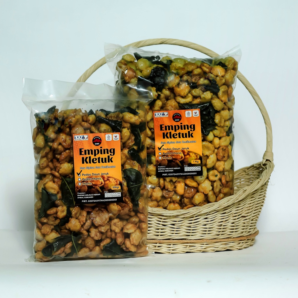 Jual EMPING KLETUK/MEDEM VARIAN RASA KEMSAN 500gr dan 1kg CEMILAN BIJI ...