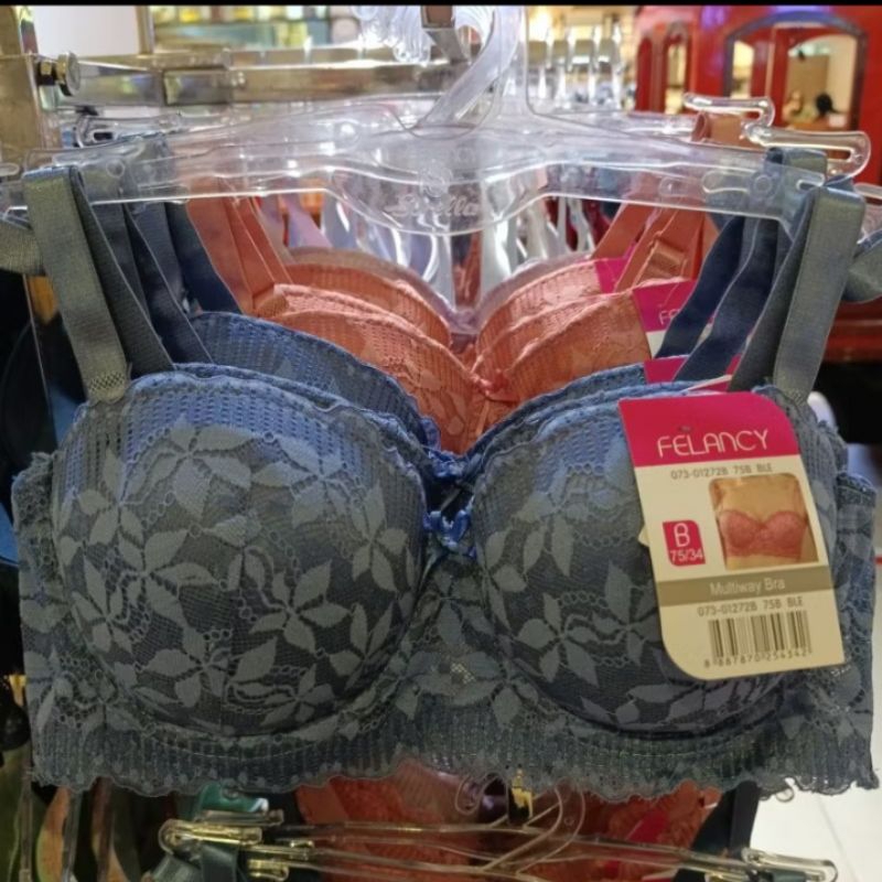 Jual FELANCY BRA BROKAT PUSH UP BERKAWAT MODEL 1/2 CUP (73-1272) | Shopee Indonesia