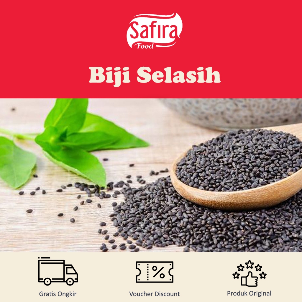 Jual Biji Selasih Premium / Biji Selasih Botol / Basil Seeds / Biji ...