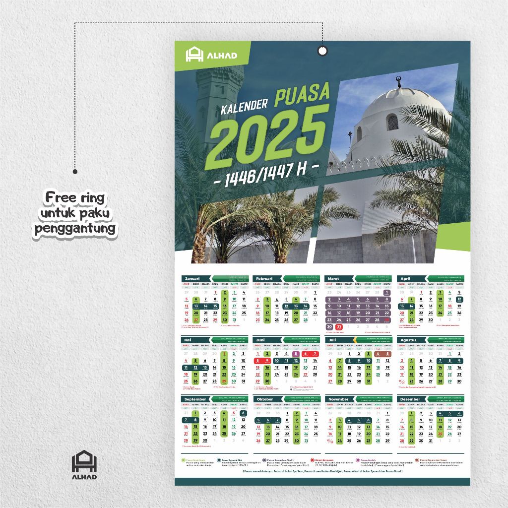 Jual Kalender Puasa 2025 I Komplit I Ukuran A3+ I A08 | Shopee Indonesia