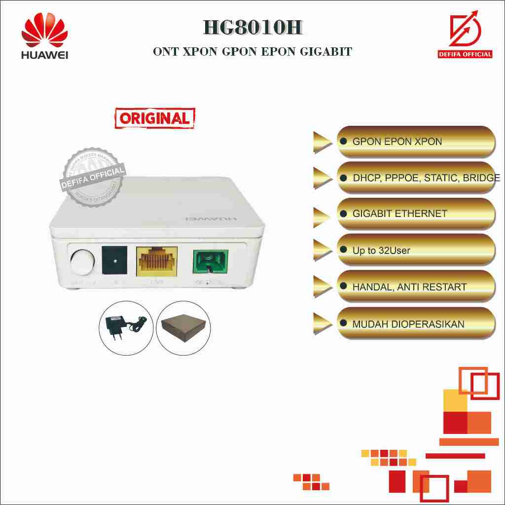 Jual Huawei HG8010H Modem FTTH NON WIFI Router ONT ONU XPON EPON GPON | Shopee Indonesia