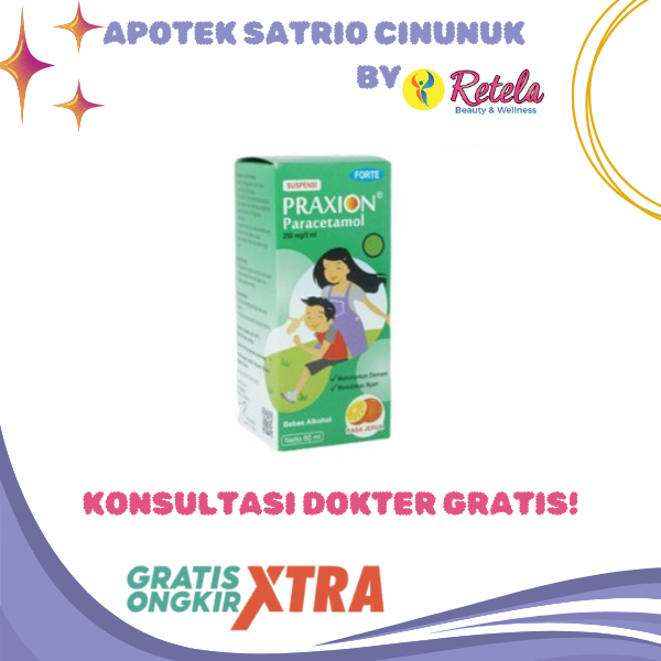 Jual Praxion Forte Sirup 250mg/5ml (per Botol) | Shopee Indonesia