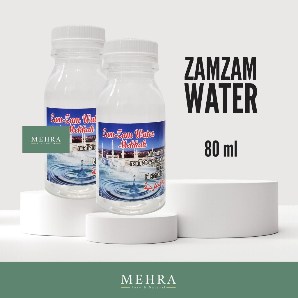 Jual AIR ZAM ZAM ASLI OLEH OLEH HAJI / UMROH BOTOL KECIL 80 ml | Shopee ...