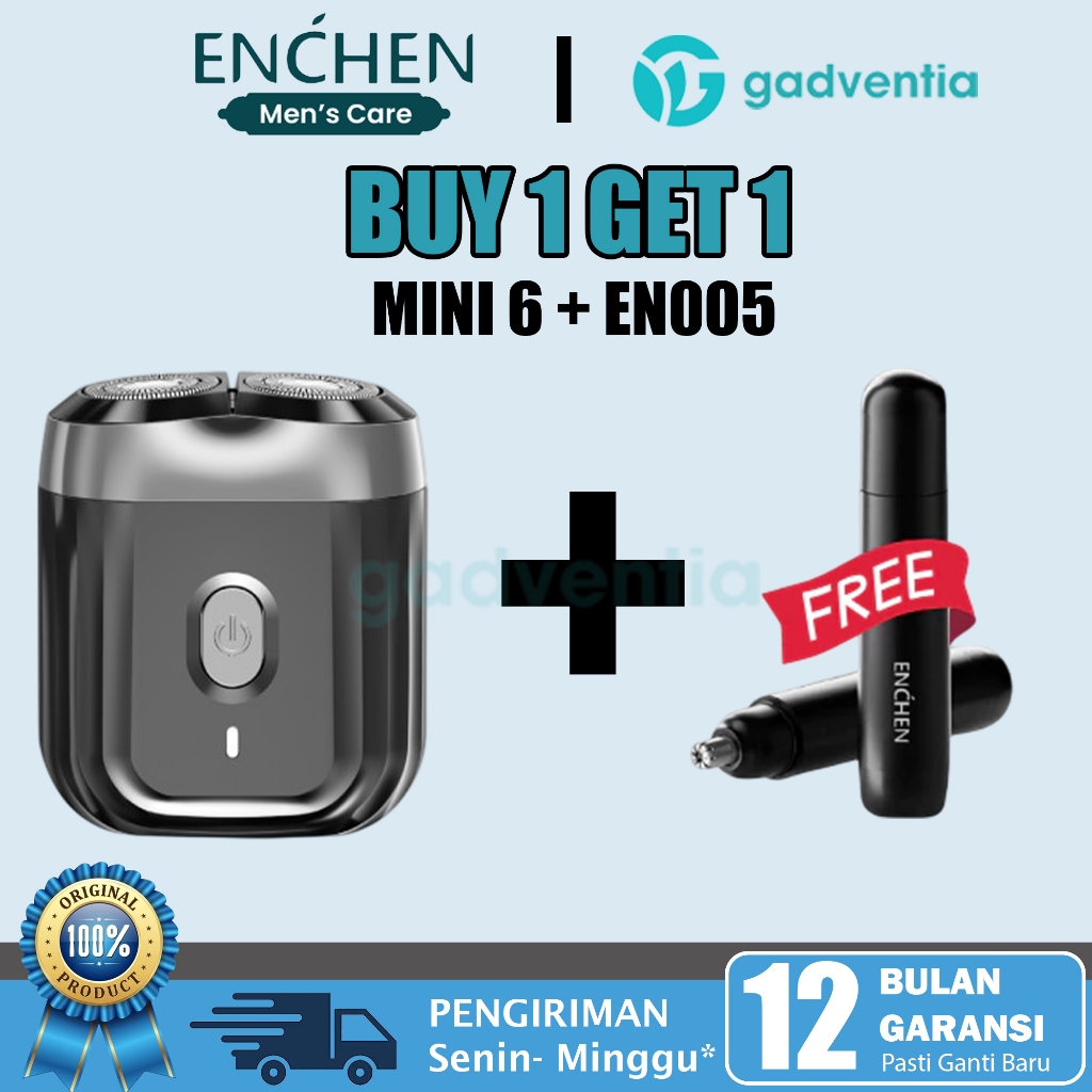 Jual ENCHEN Mini 6 Shaver Alat Pencukur Jenggot Kumis Elektrik Shaving ...