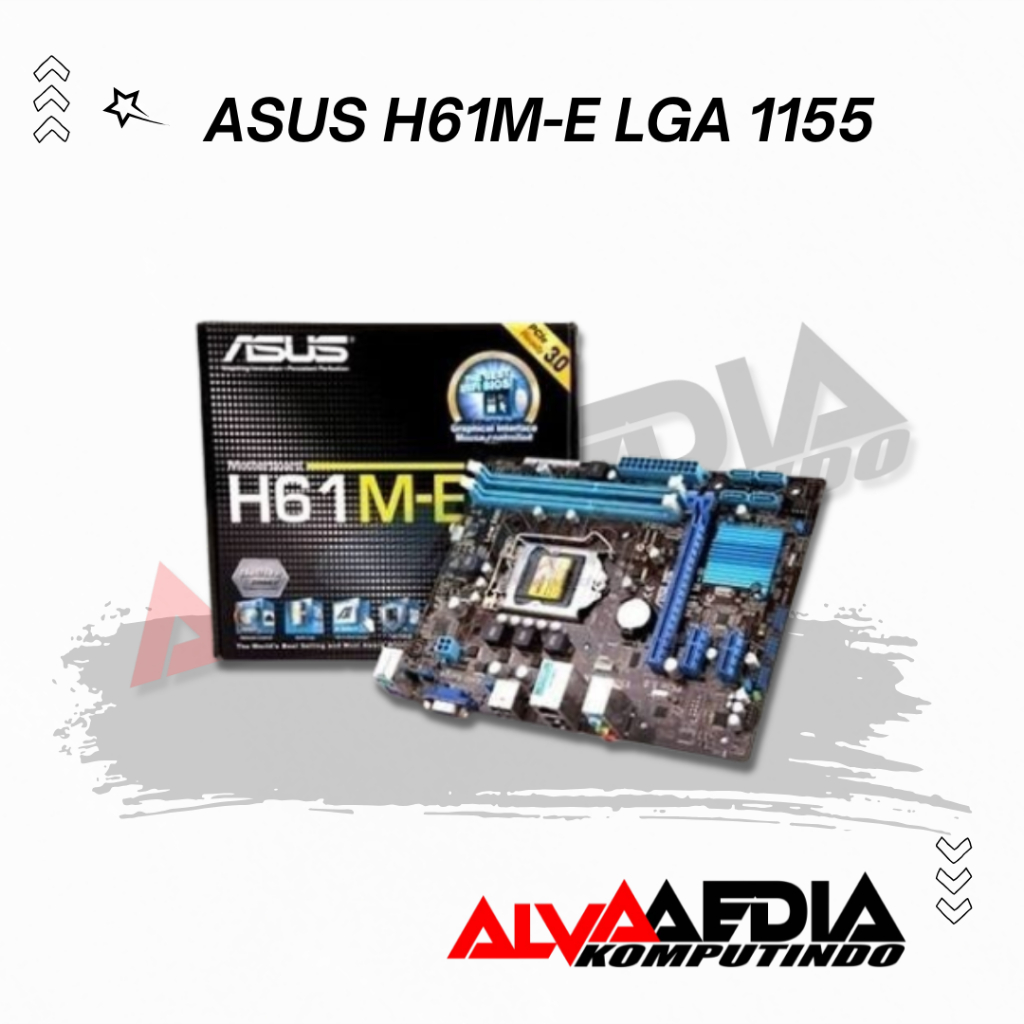 Jual ASUS H61M-E LGA 1155 MOTHERBOARD ASUS LGA1155 MB ASUS H61M-E ...