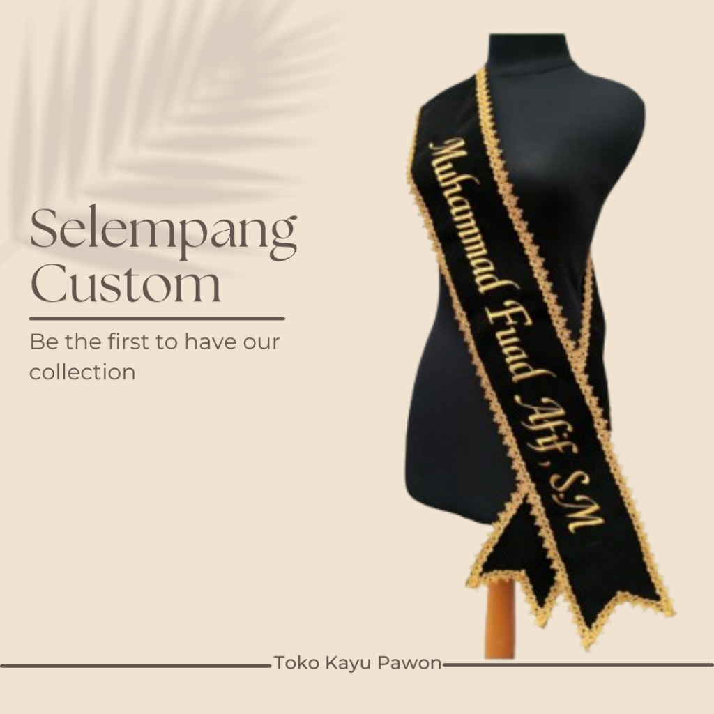 Jual SELEMPANG WISUDA RENDA - BORDIR CUSTOM | Shopee Indonesia