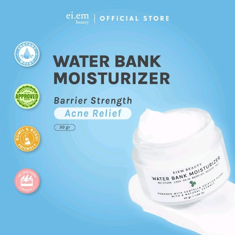 Jual Eiem Beauty Water Bank Moisturizer 30gr | Shopee Indonesia