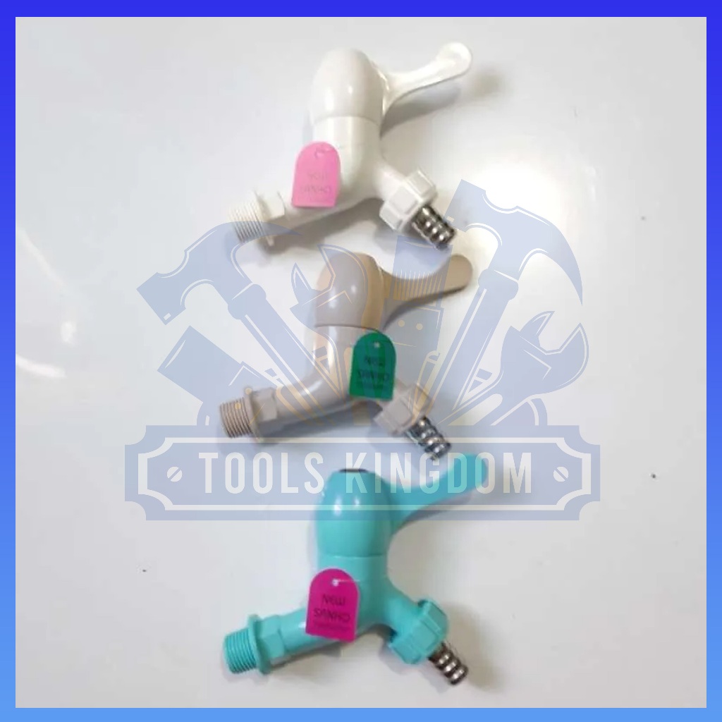 Jual Kran Pvc Taman SANHO Engkol 3/4" - NEW SANHO Kran Pvc Taman Engkol ...