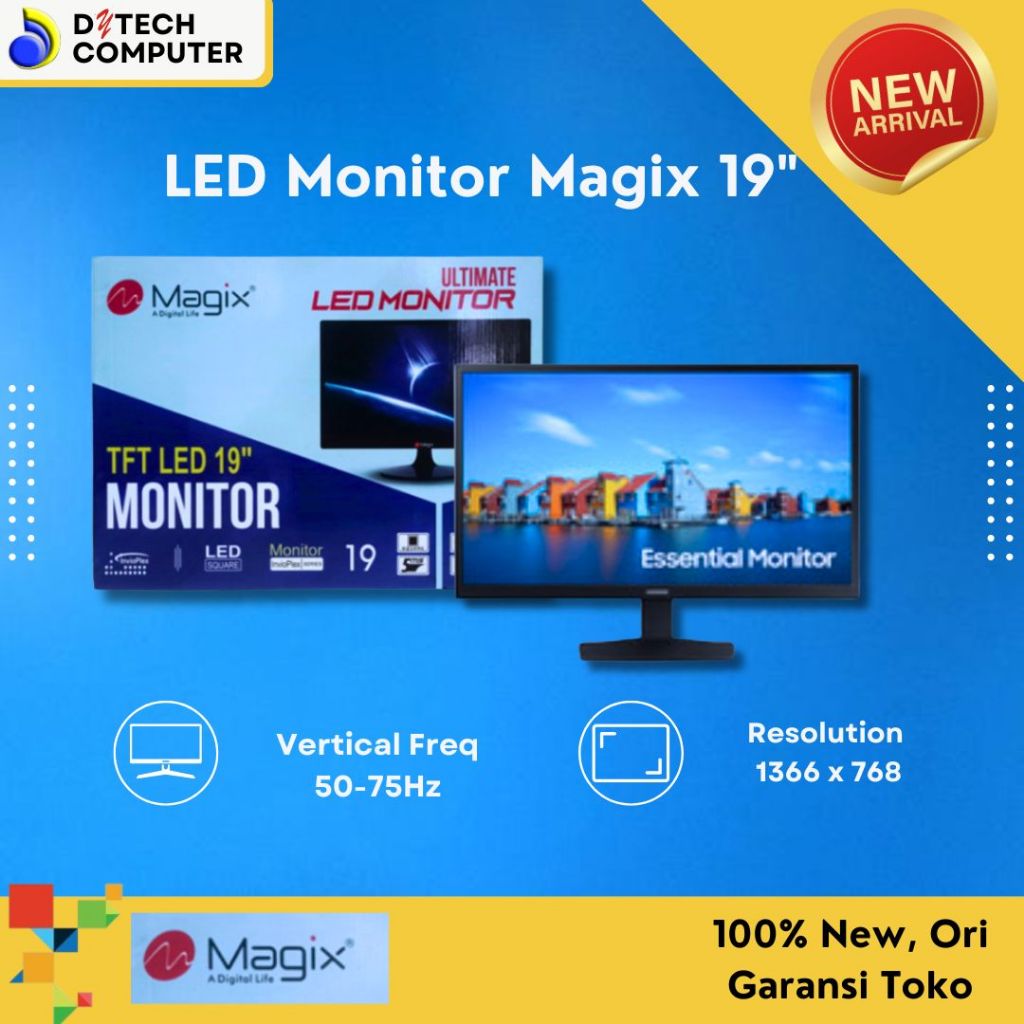 Jual LED Monitor MAGIX 19" | Shopee Indonesia