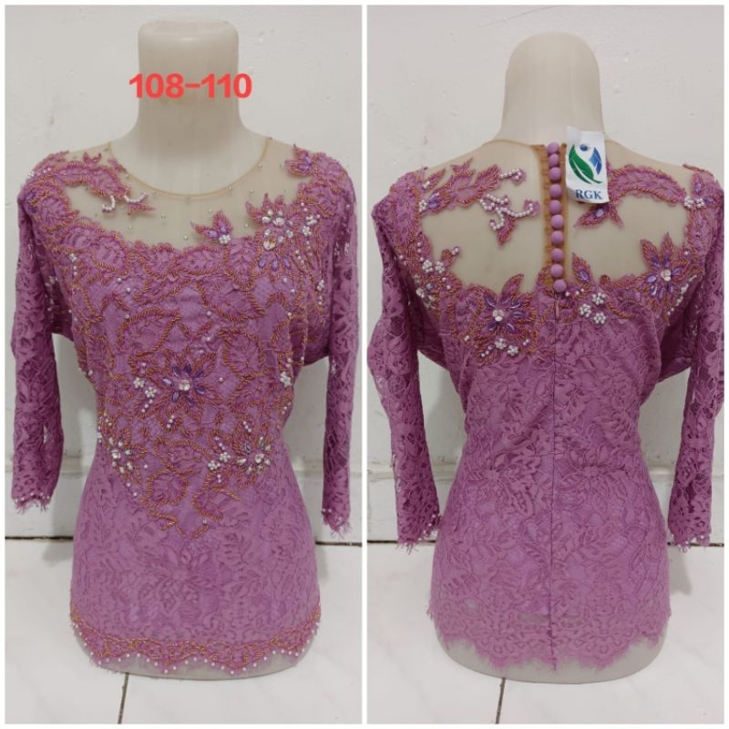 Jual Kebaya jadi semiprancis nuansa Taro | Shopee Indonesia