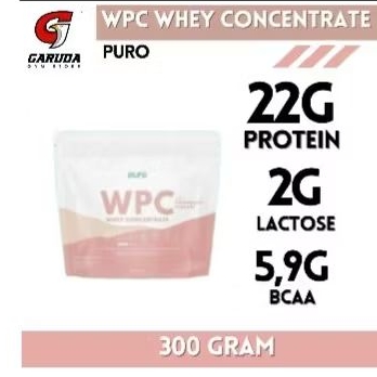 Jual PURO WPC 300G Whey Protein Concentrate 300g | Shopee Indonesia