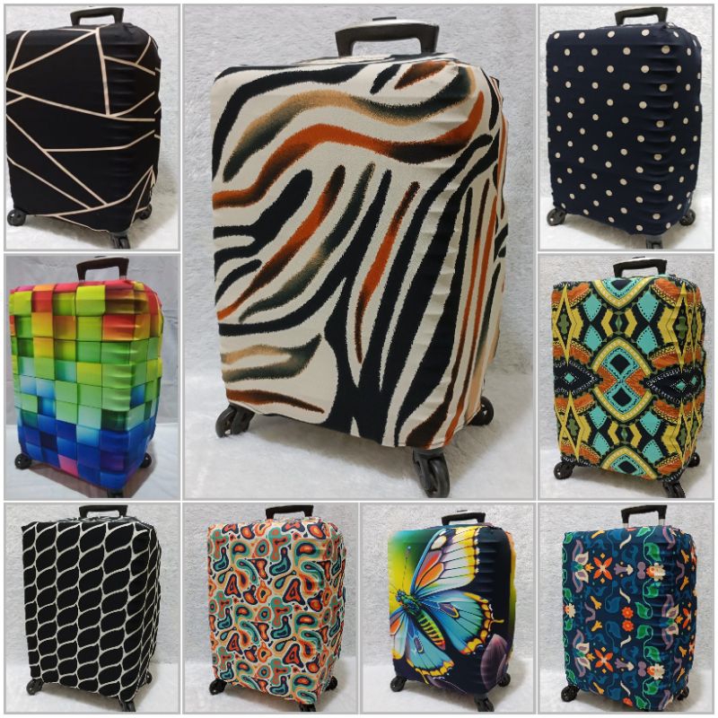 Jual cover / caver koper / sarung koper motif elastis / tersedia untuk ...