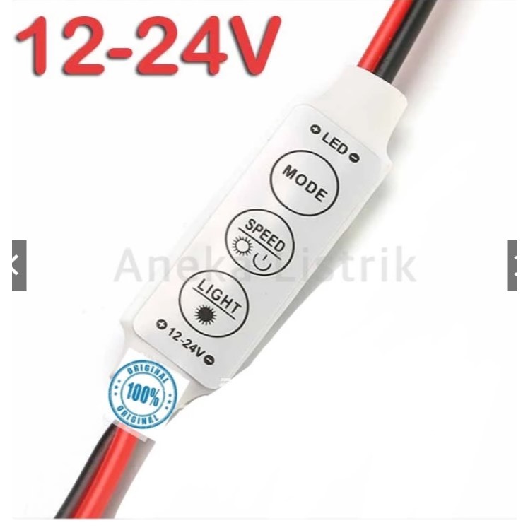 Jual LED CONTROLLER MODUL LED - LED DIMMER PENGATUR LED DIMMER 12-24V ...